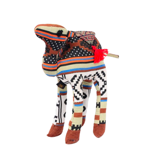 Beautiful Stylized Handmade Embroidered Multi-Color Cotton Camel Table ...