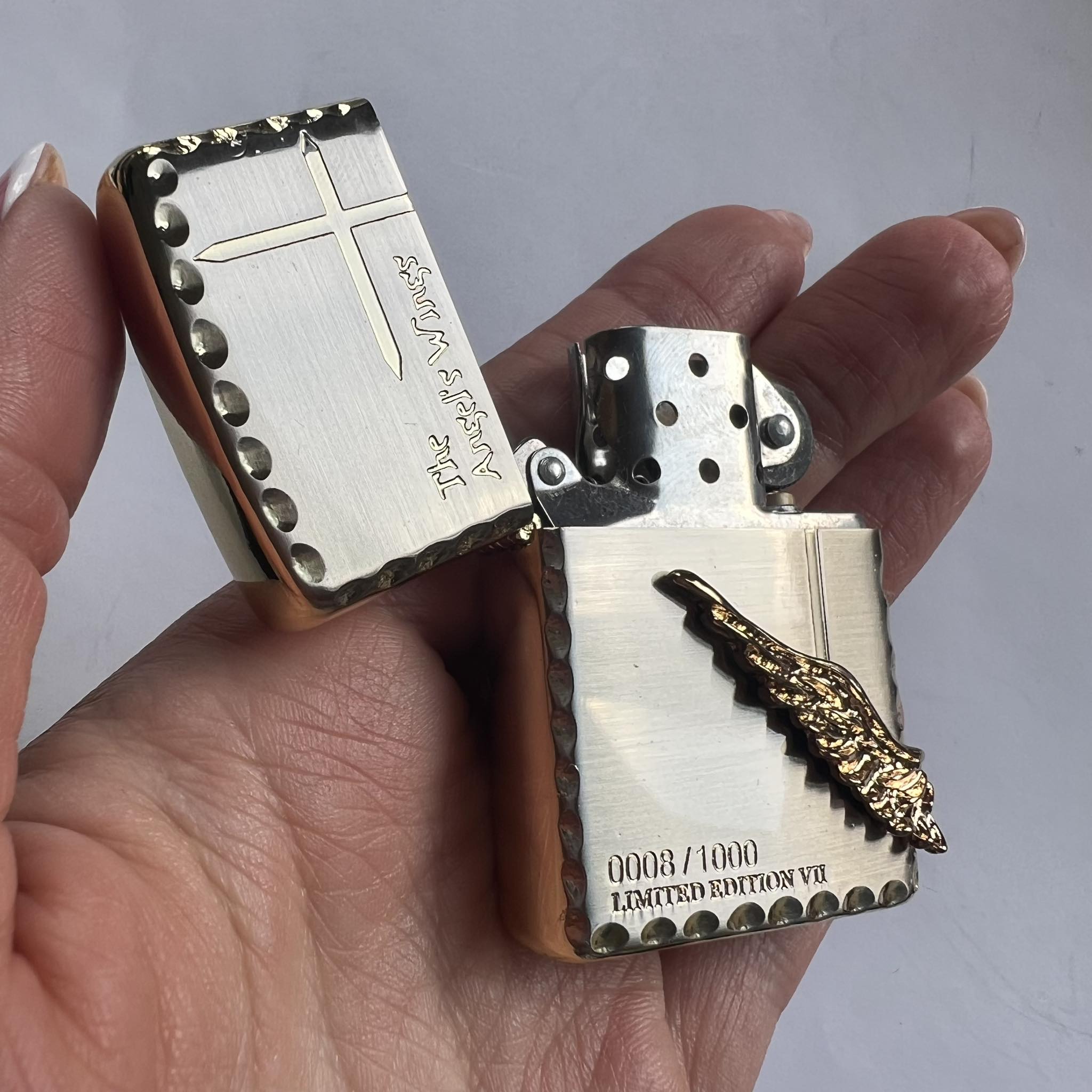 Zippo Lighter Angel Wings Limited Edition Original in Box USA