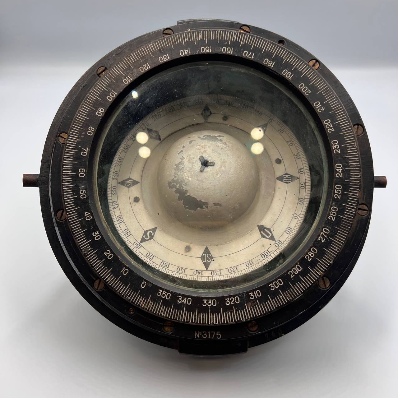 Huge USSR Marine Navigation Instrument Ships Compass Nautical Equipment ...