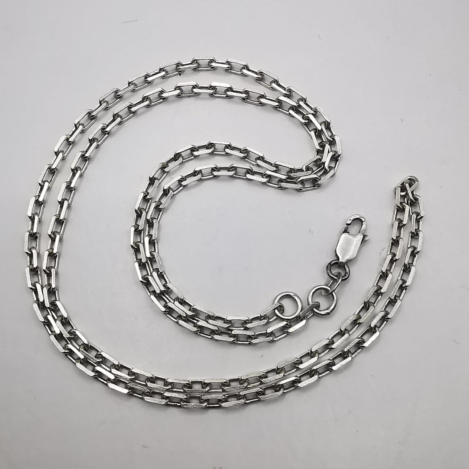 Vintage Fine Jewelry Chain 925 Sterling Silver Signed Handmade 10g