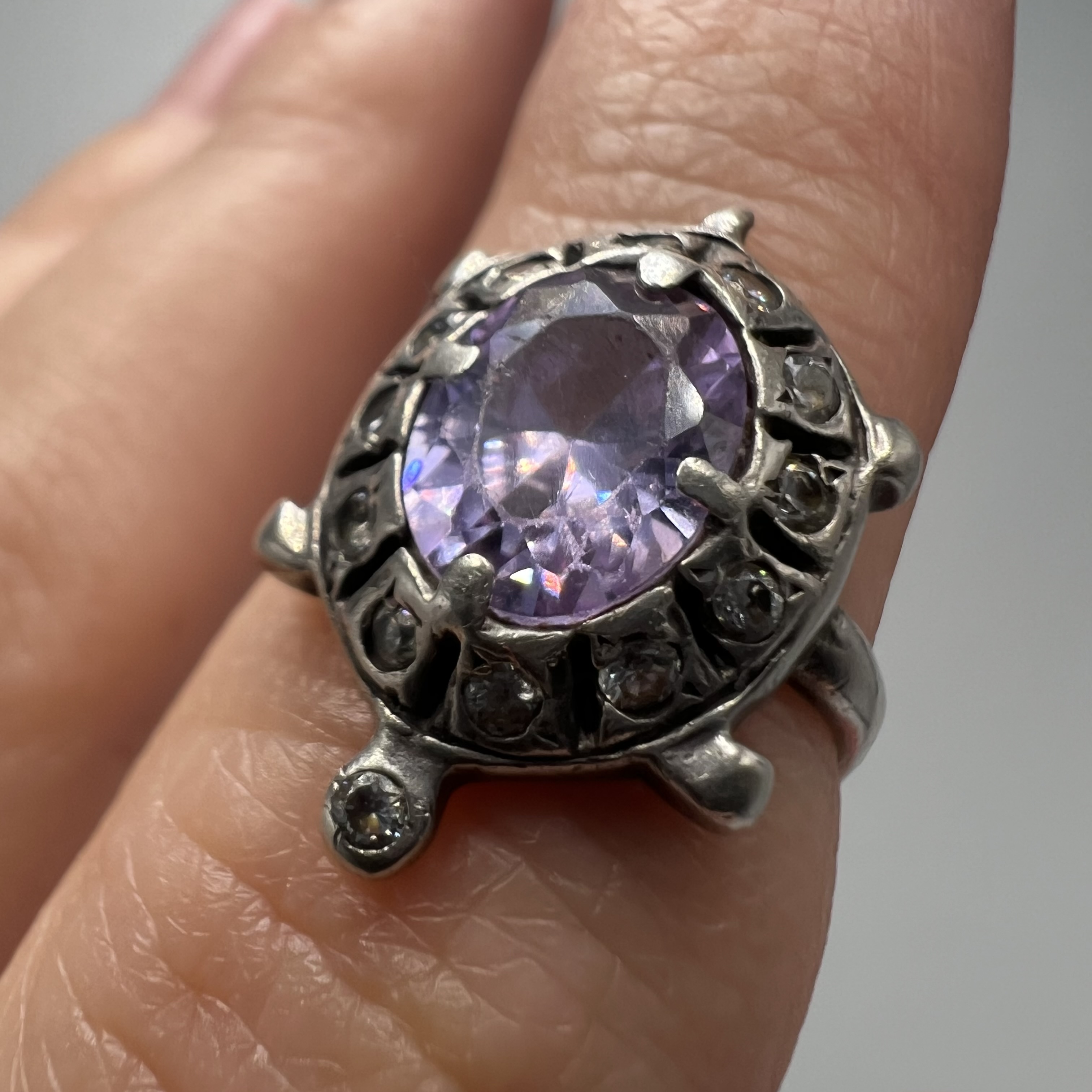 Vintage Unique USSR Ring Sterling Silver 925 Jewelry Womens Stone ...