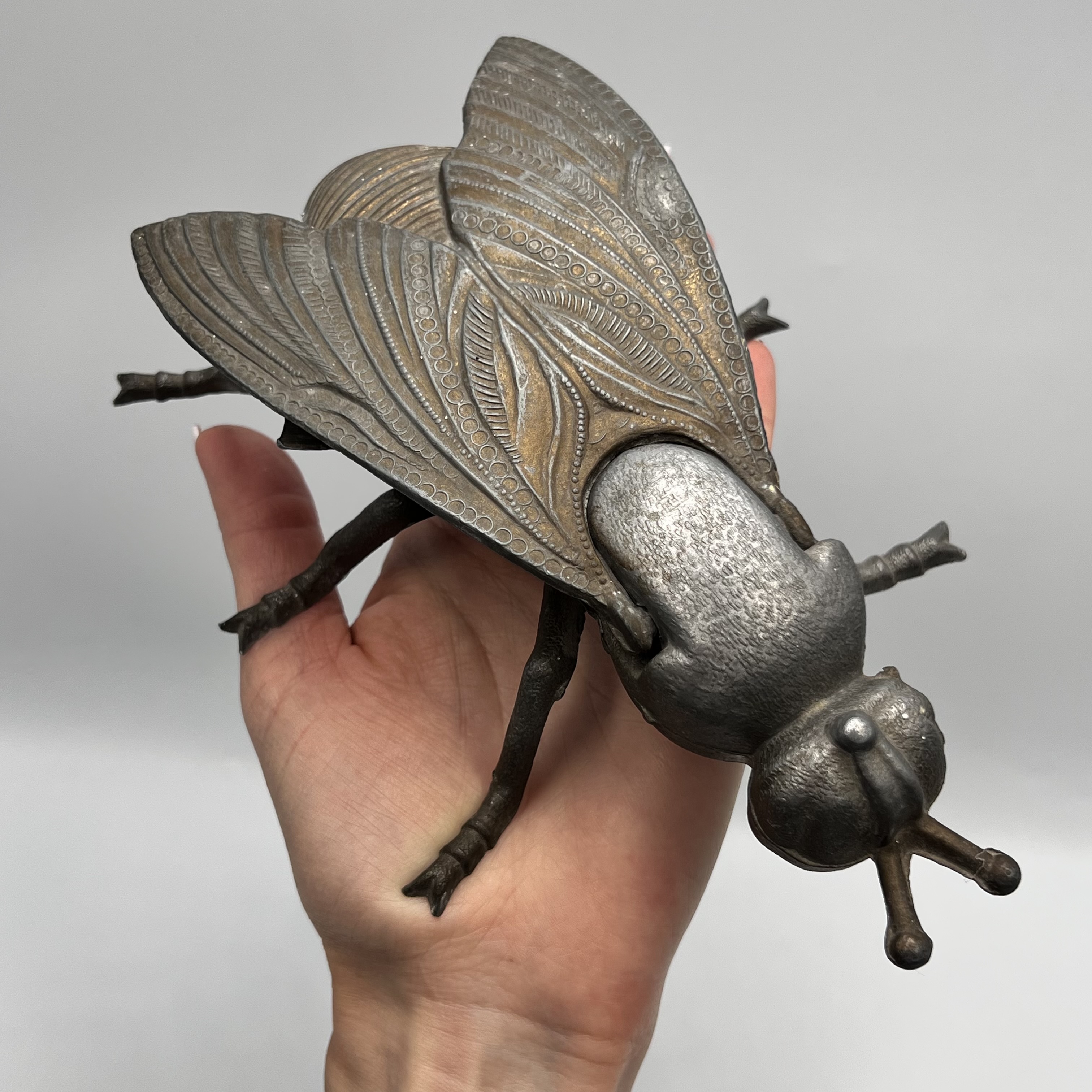 Vintage USSR Ashtray Fly Metal Brass Collectibles Cigarette Soviet ...